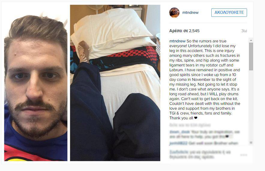 The Ghost Inside drummer raps about his recovery | Beatit.tv