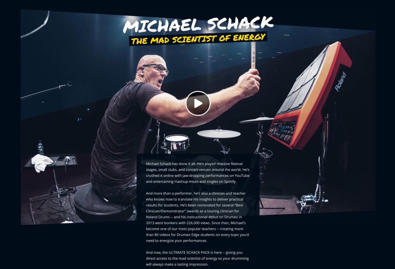 Michael Shack's lesson pack on Drumeo | Beatit.tv