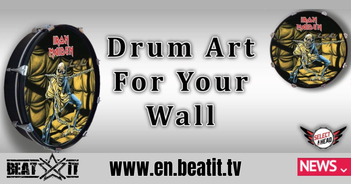 Select A Head: a custom drum display on your wall | Beatit.tv