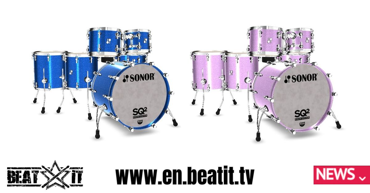 Two new sparkle finishes for Sonor SQ2 kits | Beatit.tv
